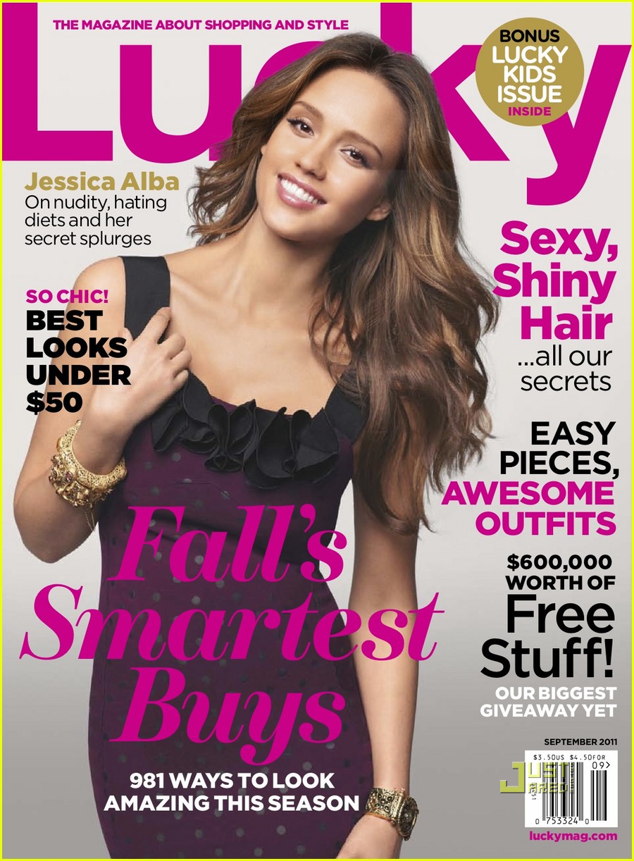 Smartologie: Jessica Alba for Lucky Magazine September 2011