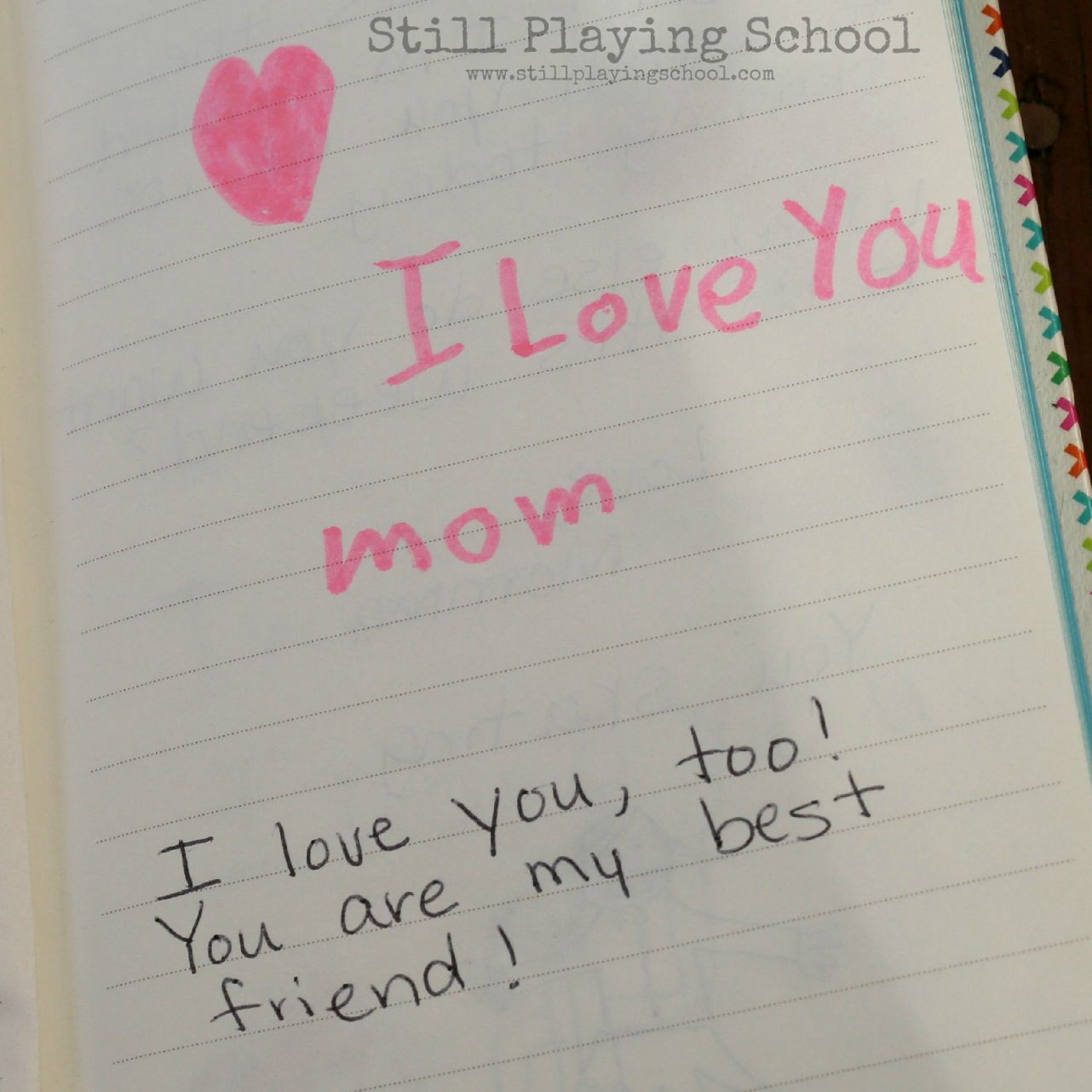 Heart to Heart Journals | Still Playing School