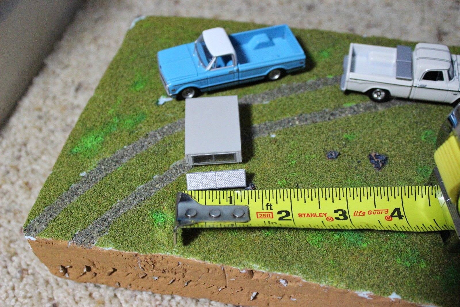 Greenlight Plastic Tool Box and Small Camper shell for chevy trucks ...