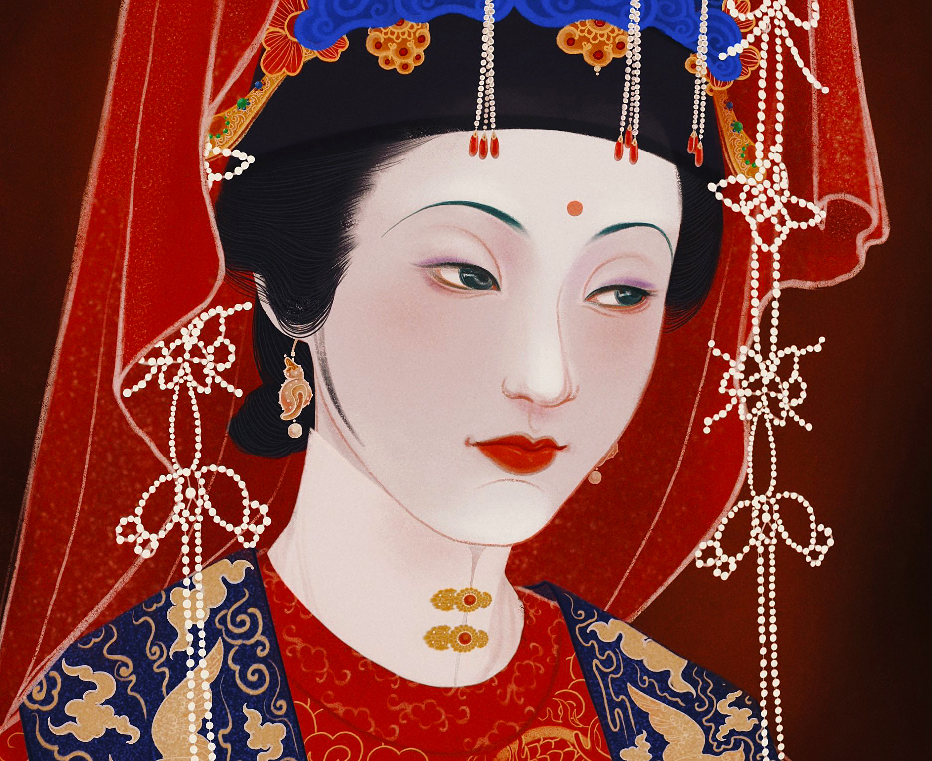 Ming Dynasty Wedding Dress: 明新娘服