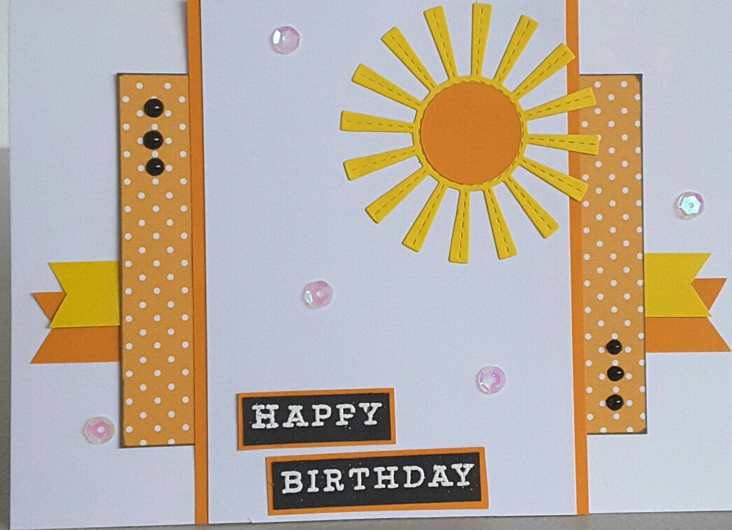 Focus on Papercraft: Bright and cheerful birthday card