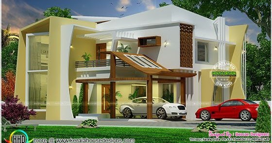 homes-design: 4 bedroom unique model home