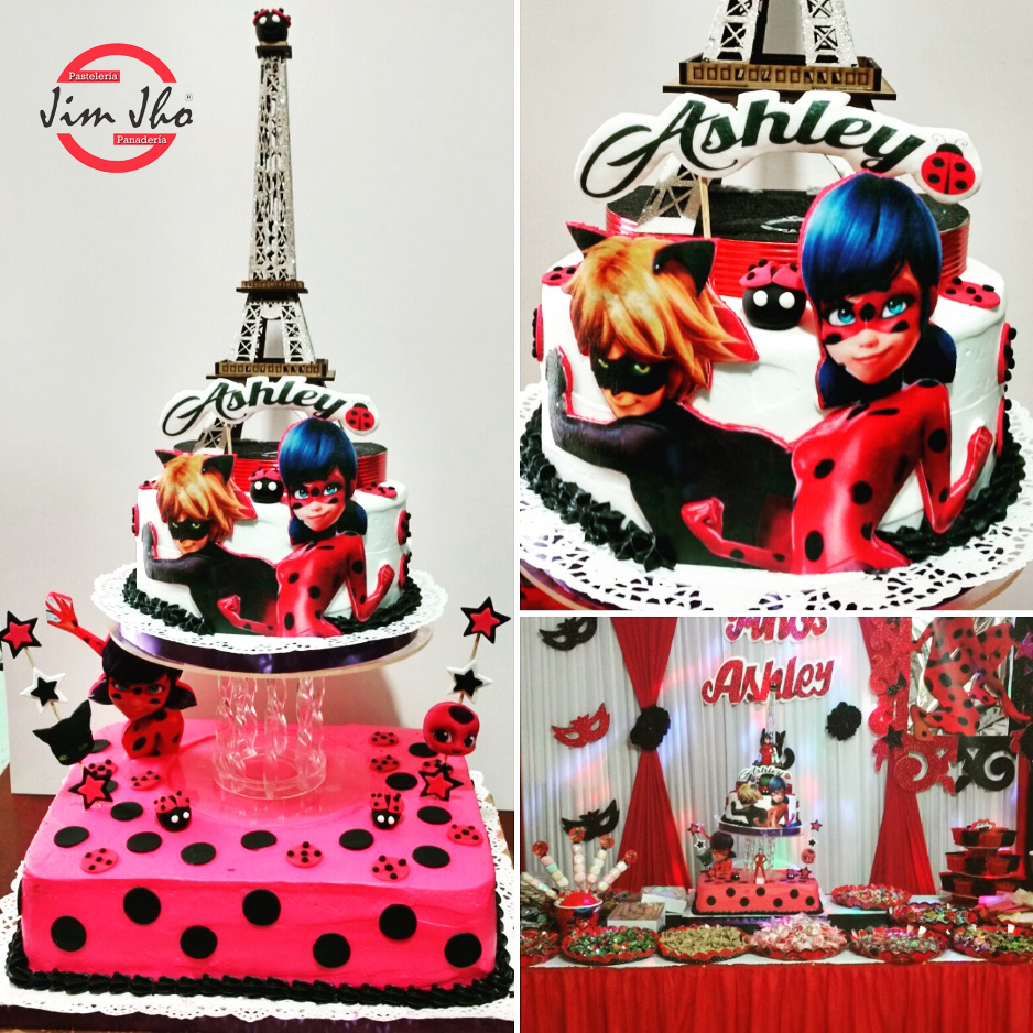 Torta Ladybug Miraculous | Pastelería JimJho