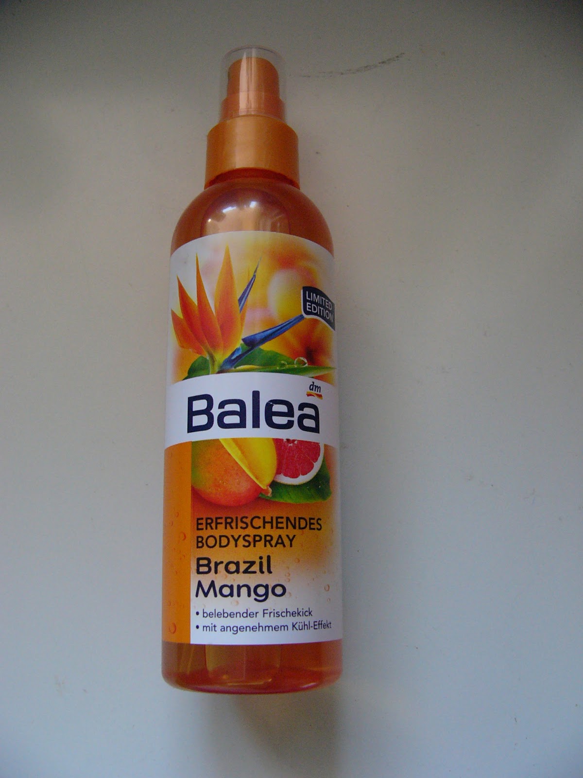 Meine bunte Welt, wie sie mir gefällt ;): Balea Bodyspray Brazil Mango