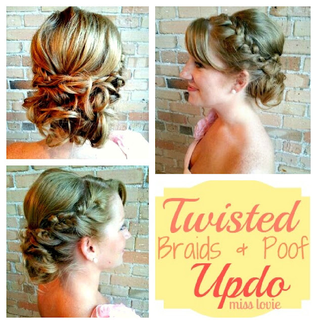 Miss Lovie: Twisted Braids and Poof Updo