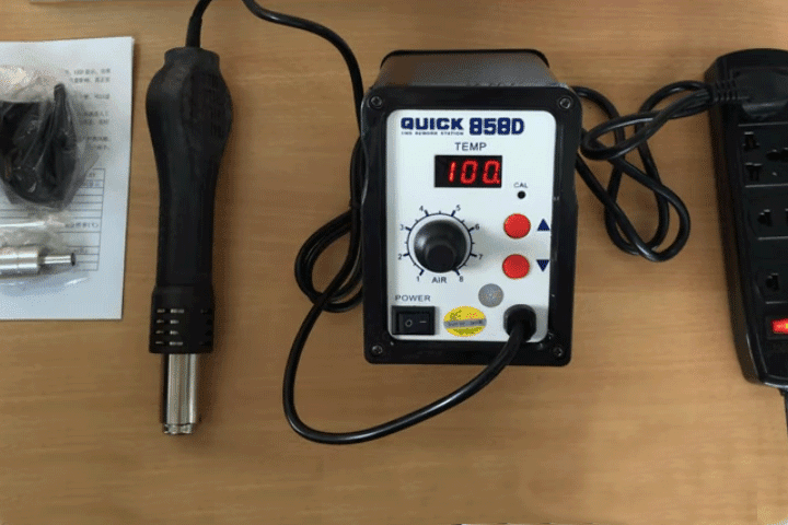 Review Chi Tiết Máy Khò Quick 858D Chính Hãng | Dụng Cụ Chế Tạo - Linh Kiện Điện Tử 3M