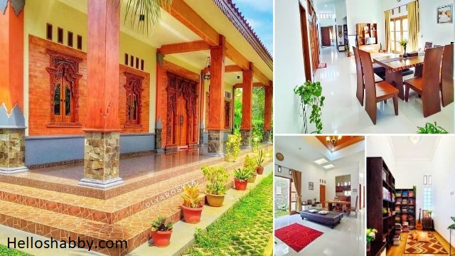 Inspirasi Desain Rumah Jawa Modern Tercantik Bernuansa Hangat dan Bikin ...