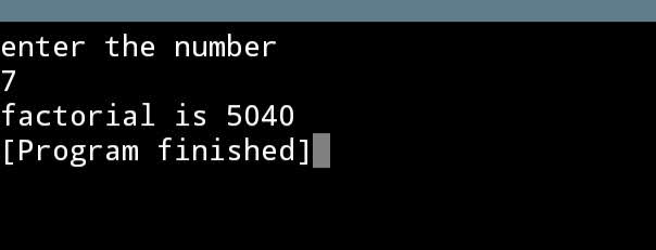 Codeforhunger Learn Coding Easily C Program To Print Factorial Of Given Number