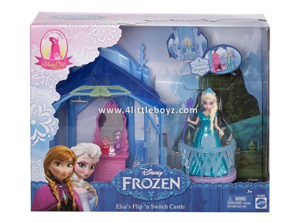 Disney Frozen MagiClip Flip 'N Switch Castle and Elsa Doll ...