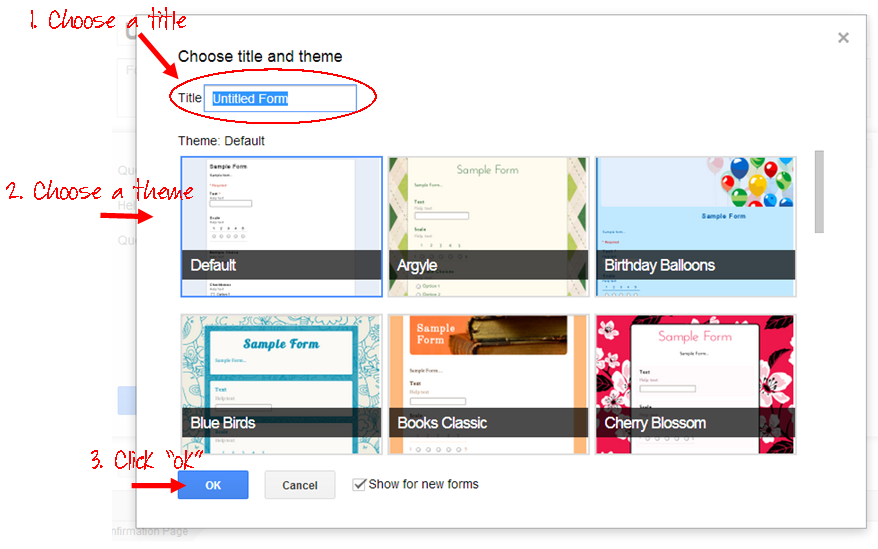 Teacher Technology Tidbits: Google Forms