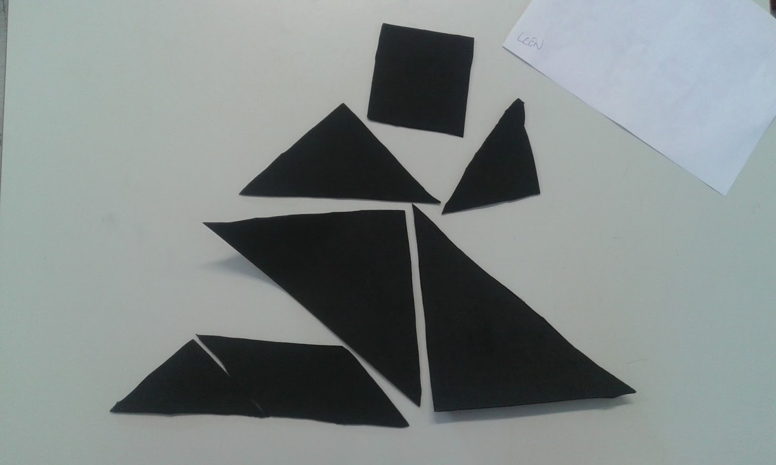BELLAS ARTES EN COLEGIO REINA VICTORIA (MADRID): 17. TANGRAM