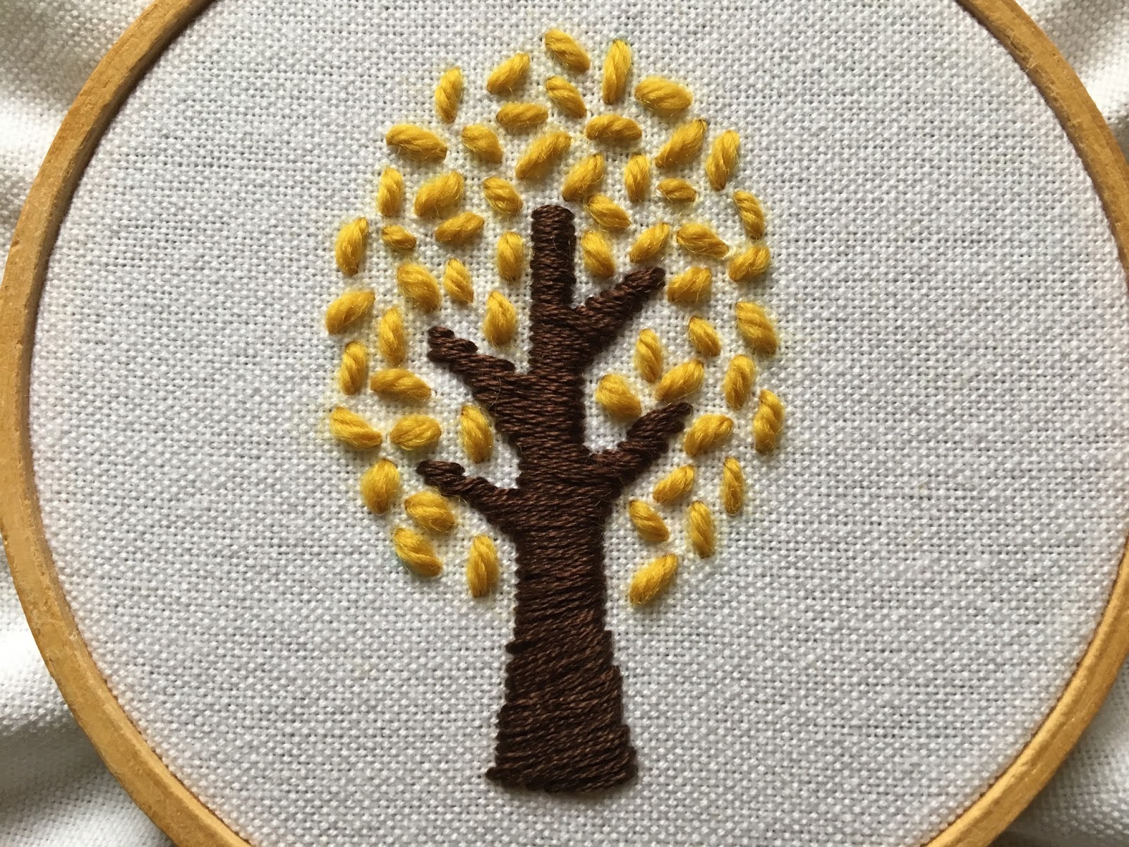 MooshieStitch: Autumn Tree Embroidery