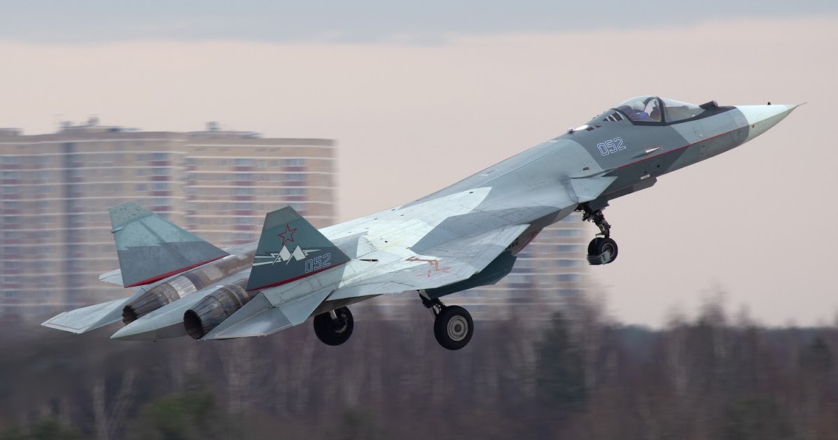 Historia y tecnología militar: Foto de un Su-57 con el nuevo motor ...