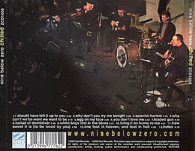 SouthernBluesRock: Nine Below Zero 2002 Chilled