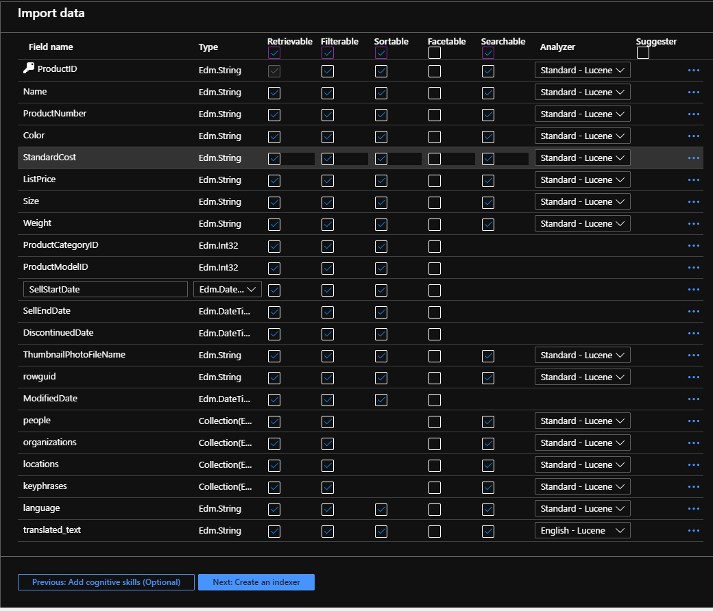 Anupama Natarajan: Data Platform Tips 23 - Azure SQL Indexer - Azure ...
