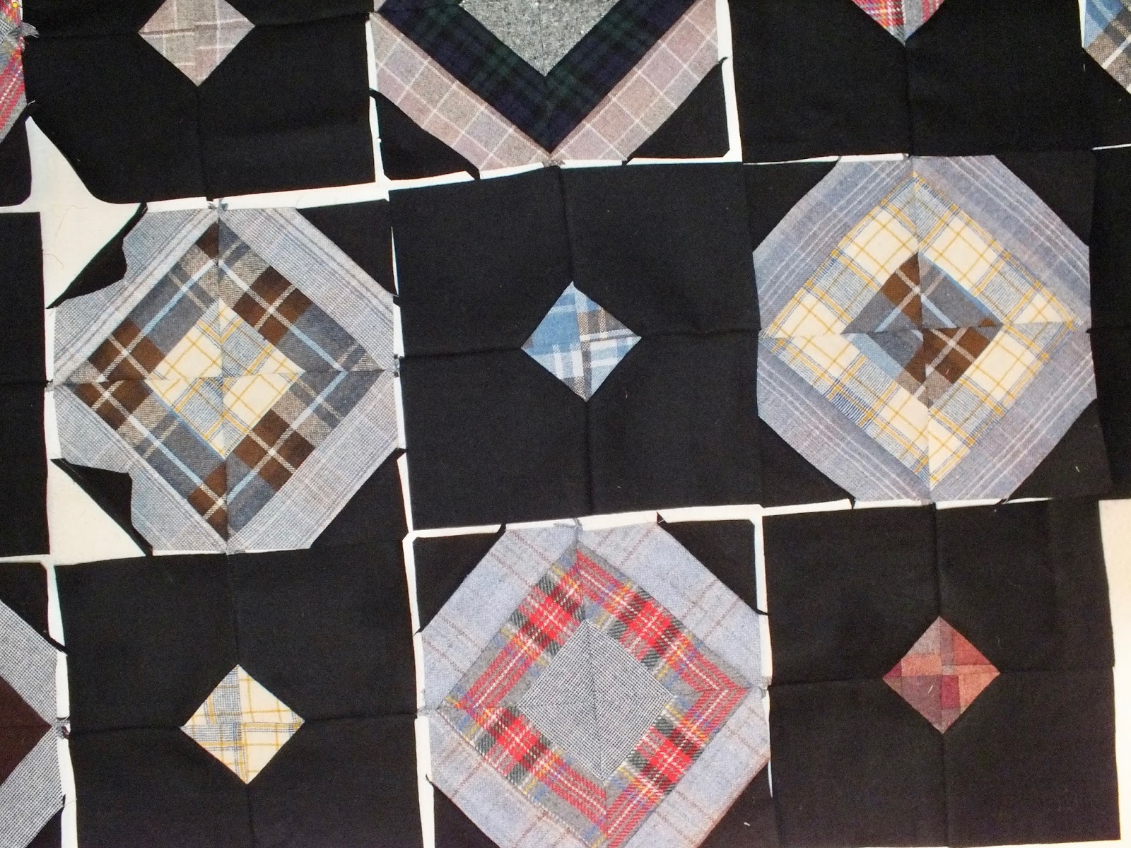 straythreads: Wool quilt blocks