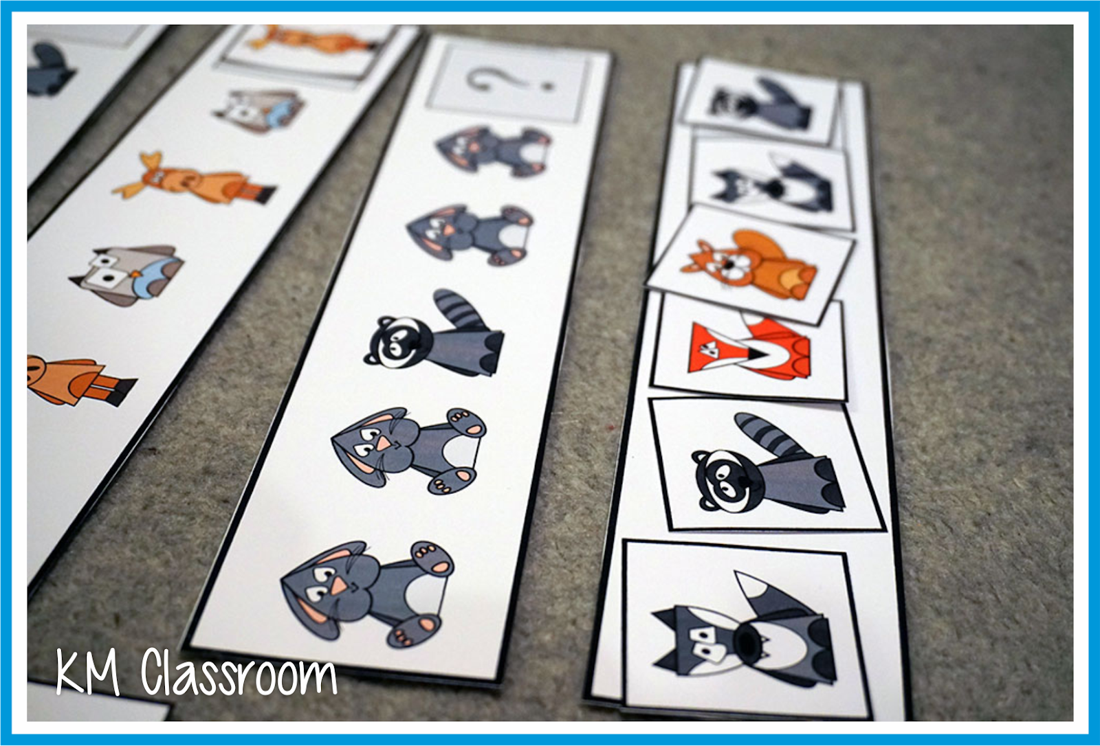 KM Classroom: FREE Woodland Animal Patterning Activity