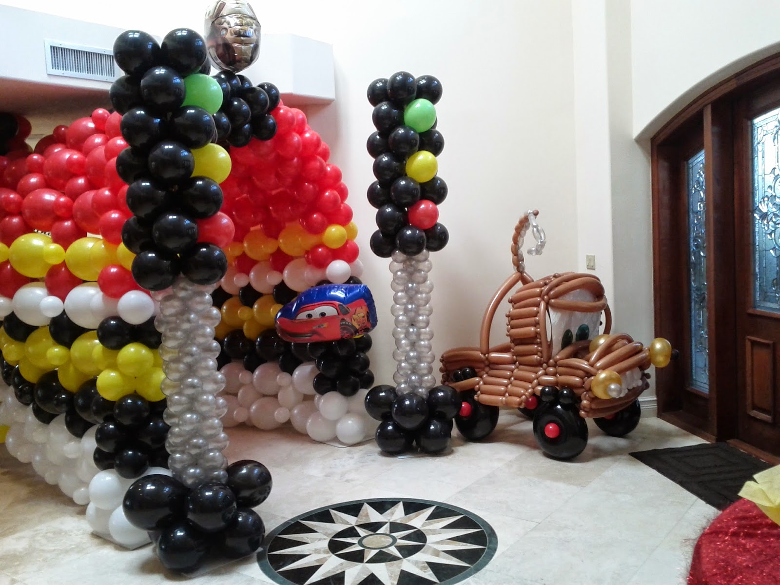 DreamARK Events Blog: Disney Cars Theme Decor with cars balloon ...
