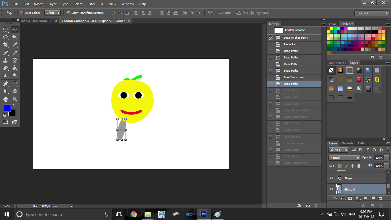 Pengertian Gambar Raster dan contoh membuat Gambar Raster di Photoshop ...