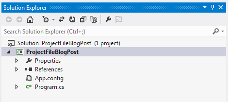 Visual Studio Project Files – Frank DeCaire