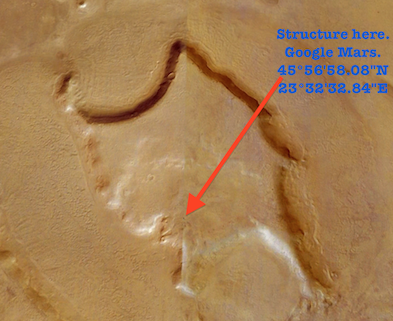 UFO SIGHTINGS DAILY: 160 Meter Structure Discovered On Mars, Close Up ...