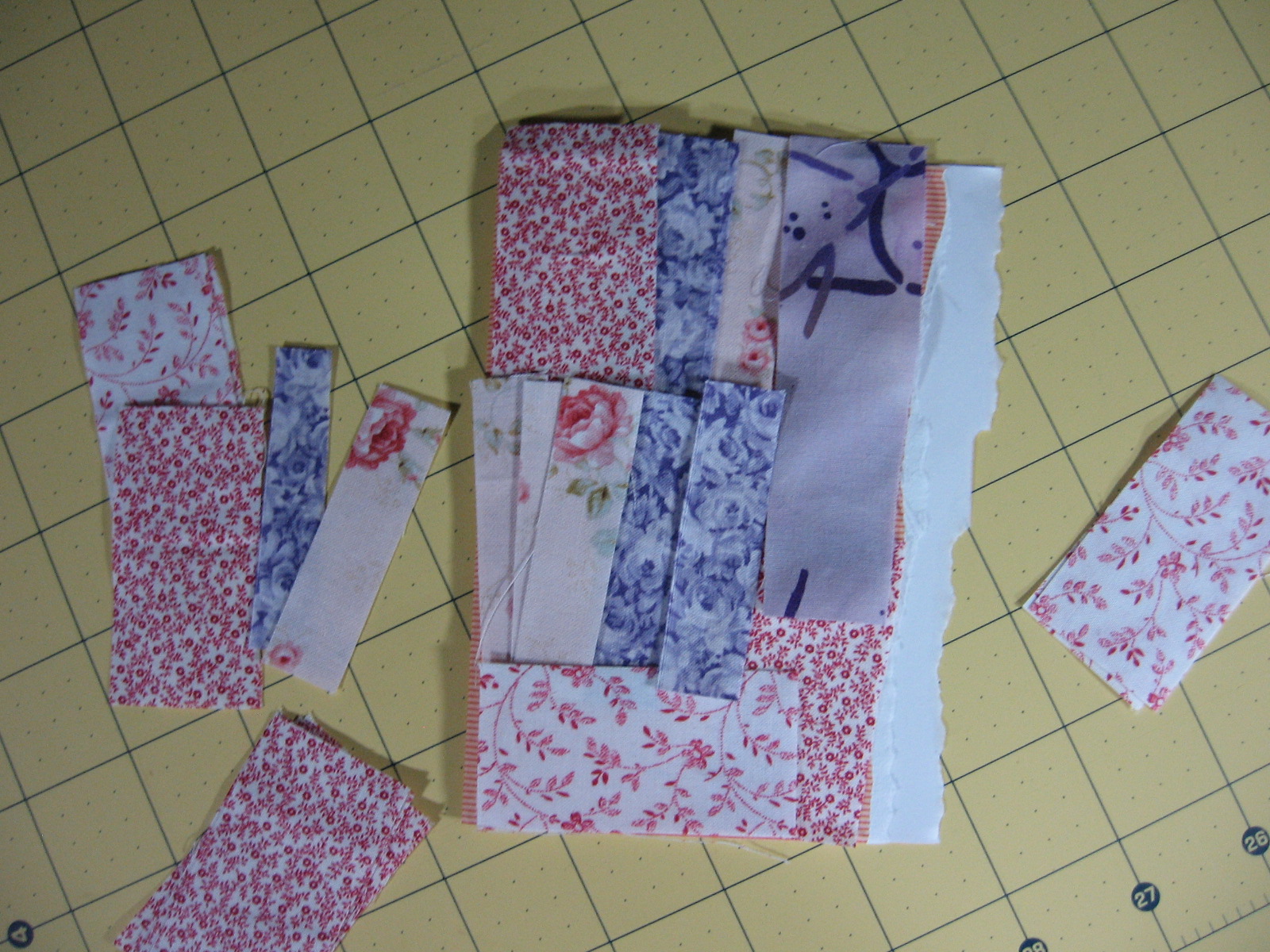 Gypsy Soul Designs: Fabric Scrap Greeting Card