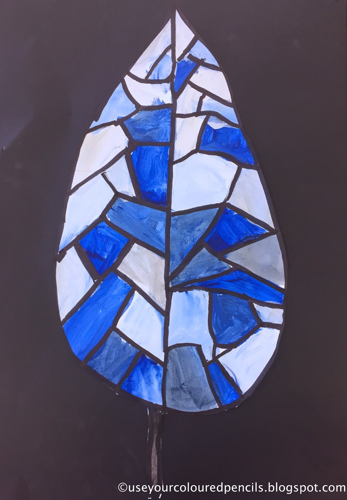 Use Your Coloured Pencils: Leaf Paintings in Tints and Shades