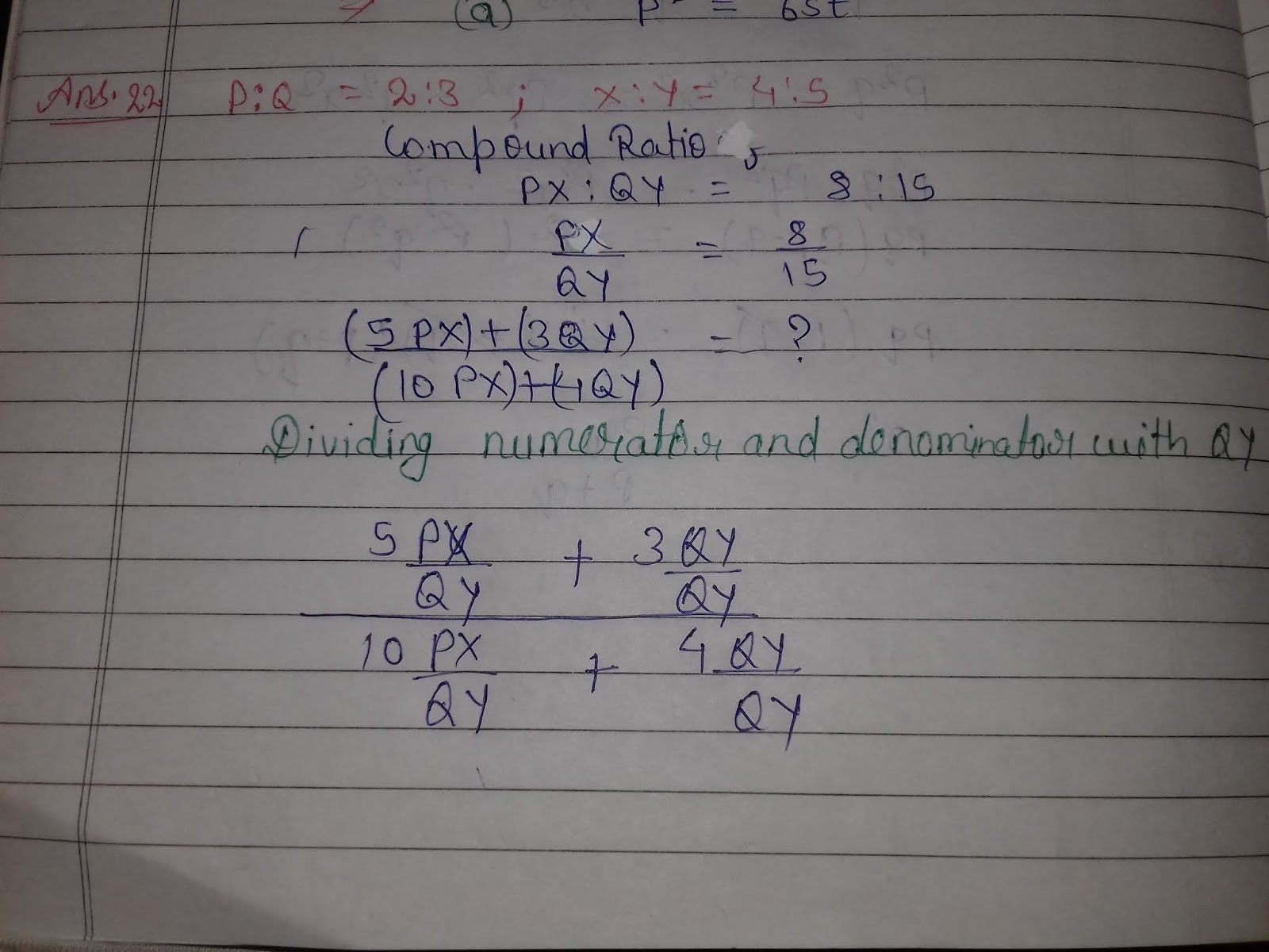 CA FOUNDATION : MATH NOTES: May 2019