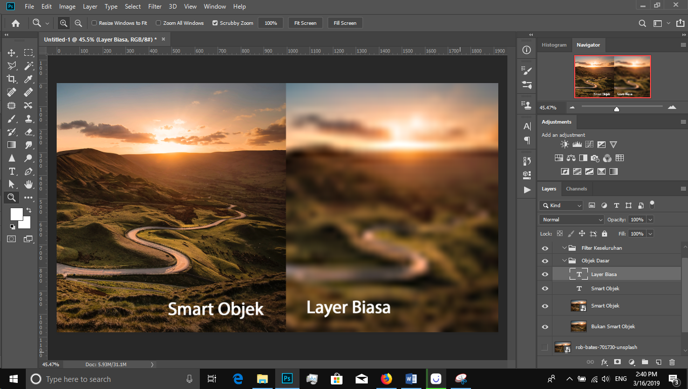 Mengenal Smart Objects di Photoshop