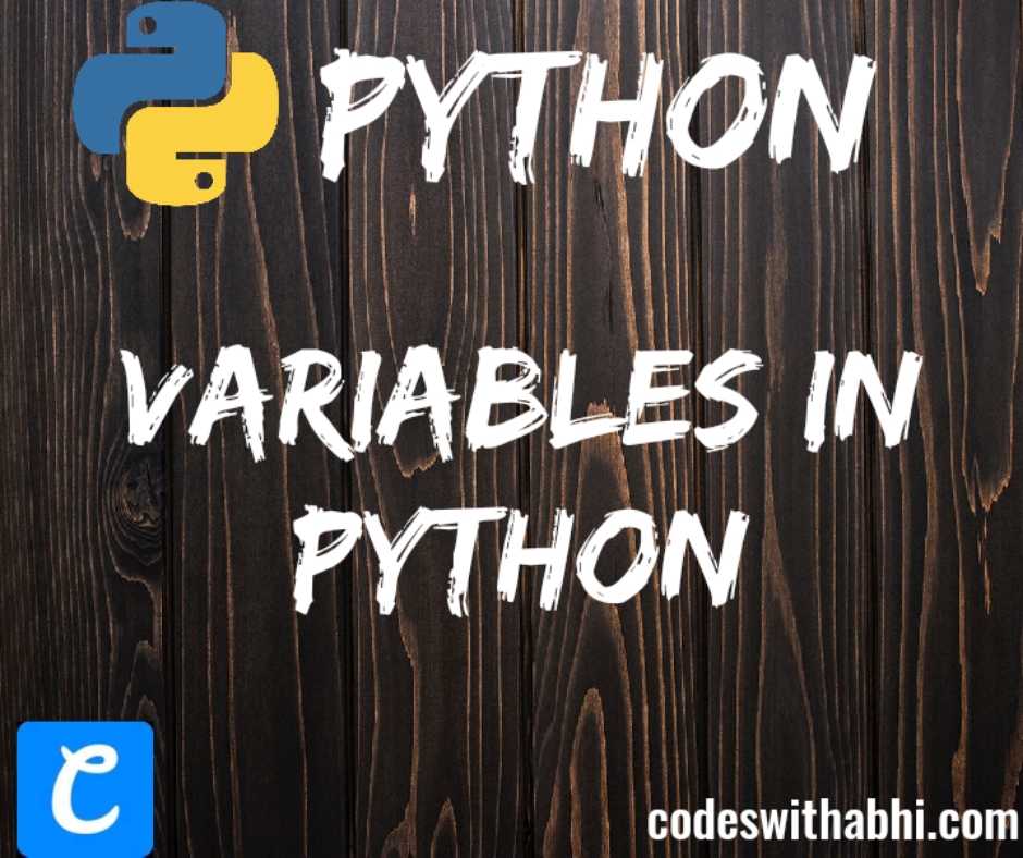 Python Variables - Codes With Abhi | Codes With Abhi