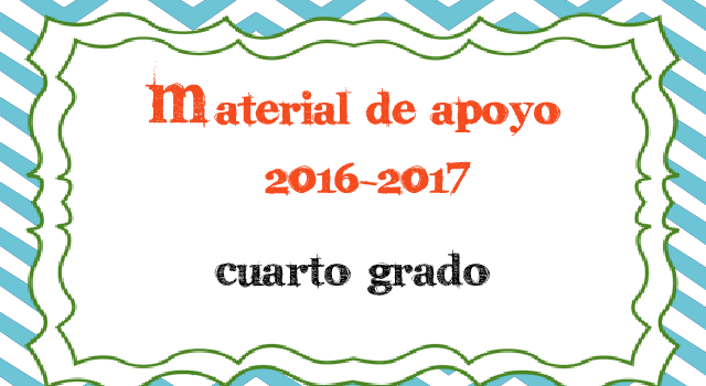 Material de apoyo: Primer Bimestre-Cuarto Grado - Planeaciones para ...