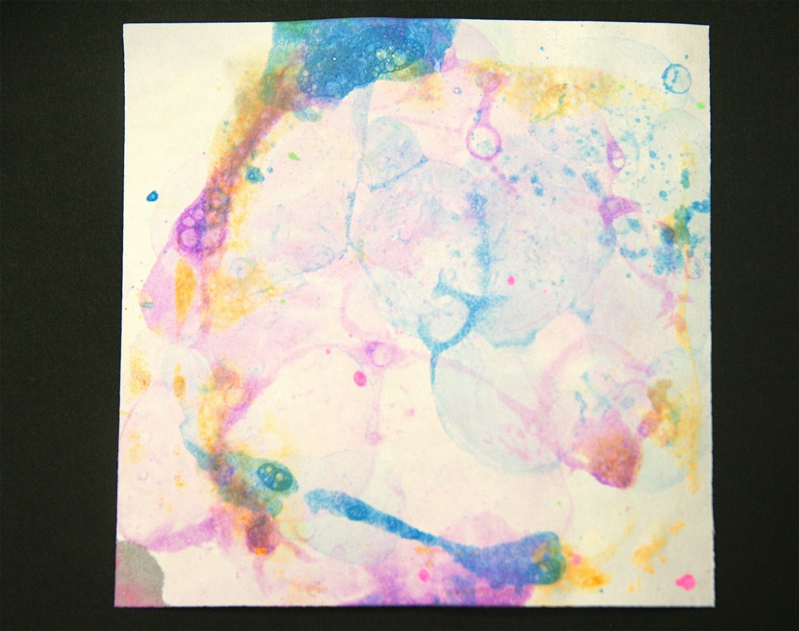 Splish Splash Splatter: Bubble Painting