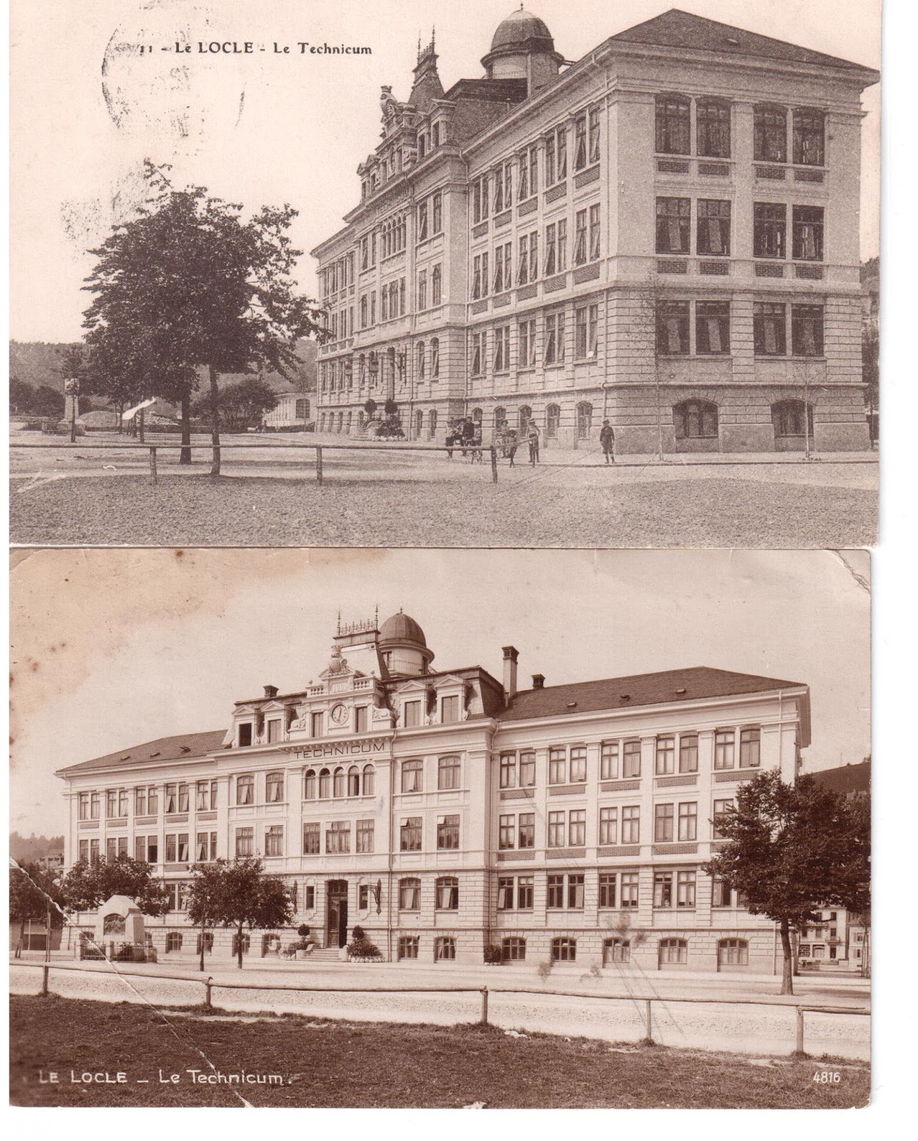 Our work: Le Locle, watchmaking school / Le Locle, ancienne école d ...