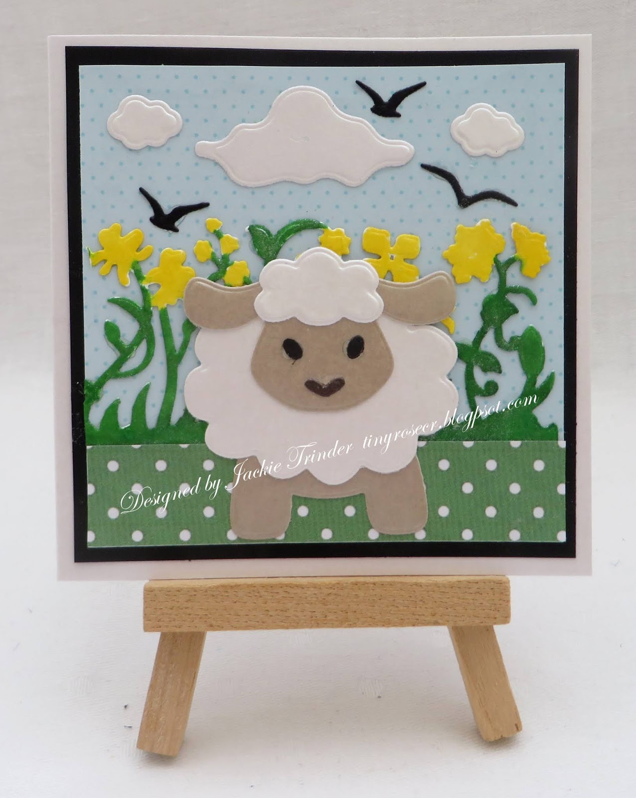 Tinyrose's Craft Room: Tiny Cute Sheep Card
