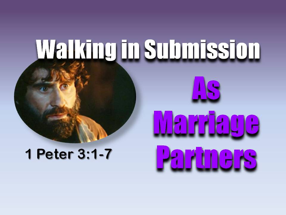 Empowered Bible Studies Study Of 1 Peter 3 1 7