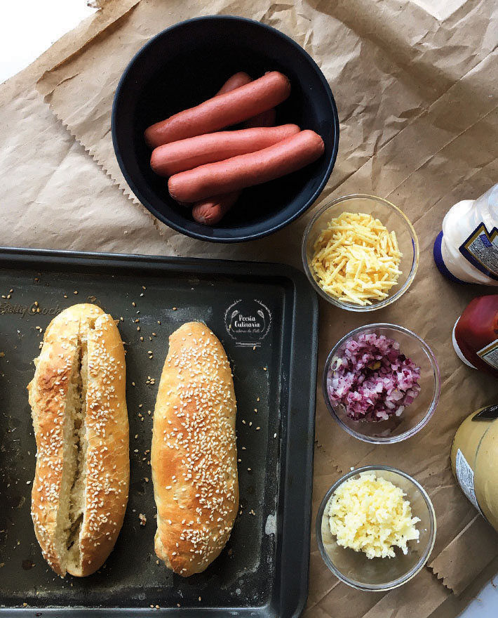 Poesía Culinaria . Sabores de Nati: Perros calientes al estilo ...