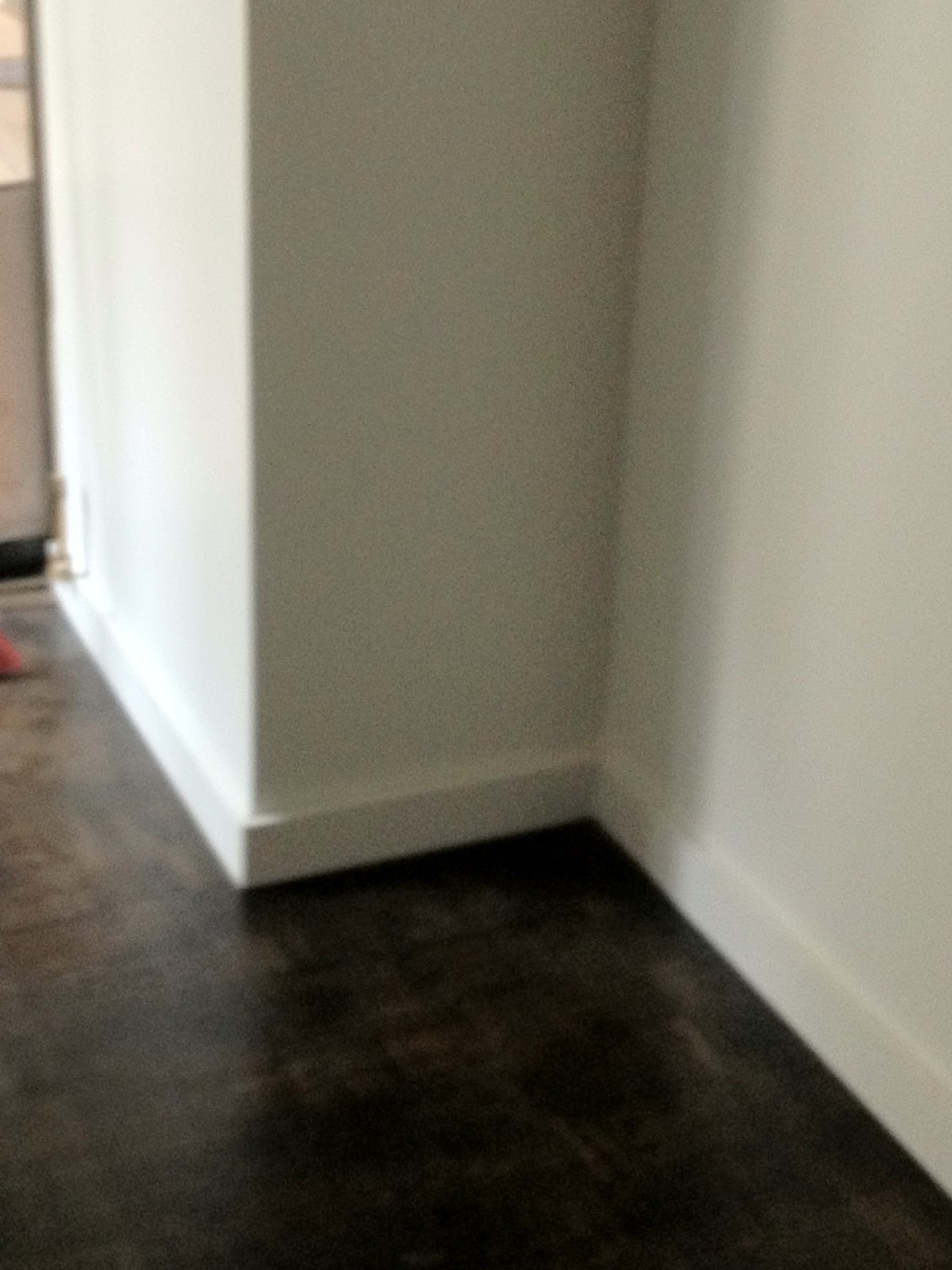 The Magic Geranium: Clamshell Baseboards No More