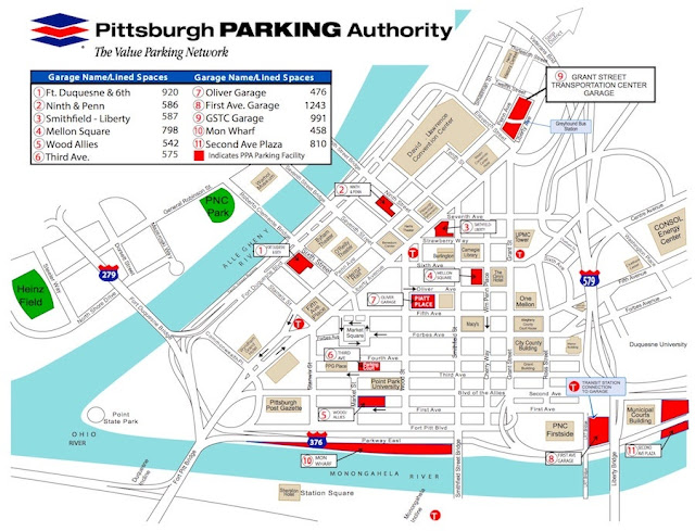 New Pnc Park Parking Map - Seating Chart