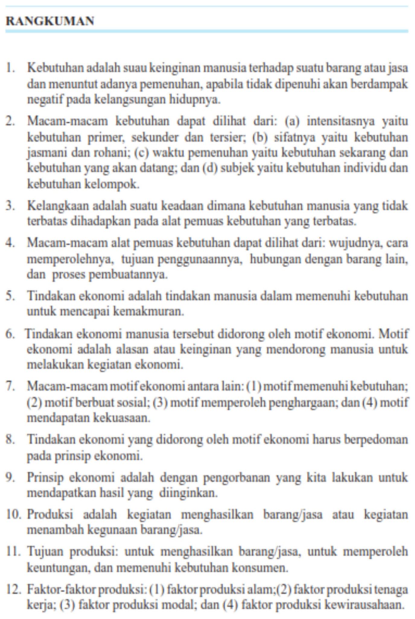 Hubungan Antara Kelangkaan dengan Permintaan-Penawaran untuk Kesejahteraan dan Persatuan Bangsa ...