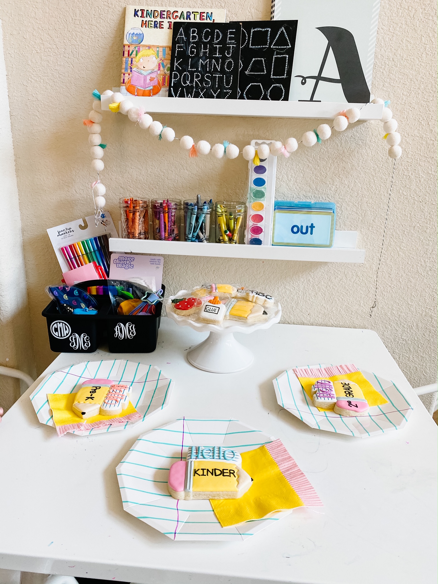 Home school work space - graciously saved