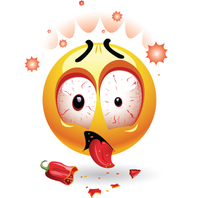 Chili Pepper Smiley | Symbols & Emoticons