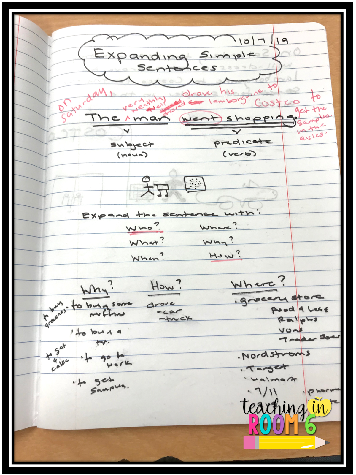 Expanding Sentences Effectively | Teaching in Room 6