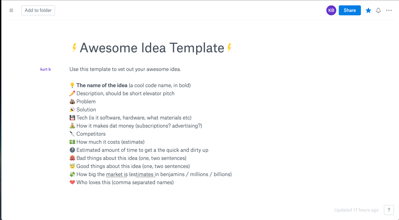 Document Template - Collage Template