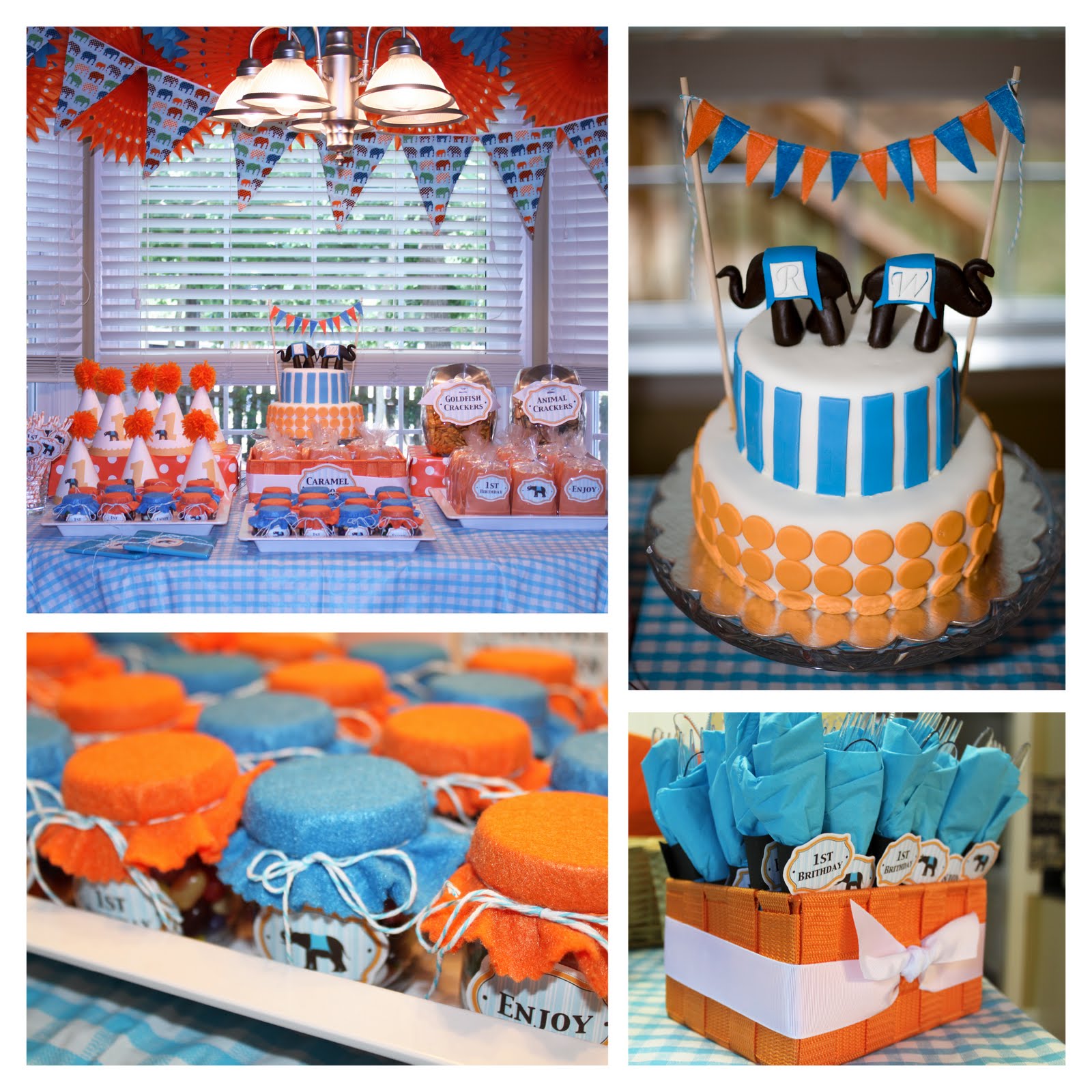 Vintage Orange and Aqua Circus theme party + Carnival Poster Design ...