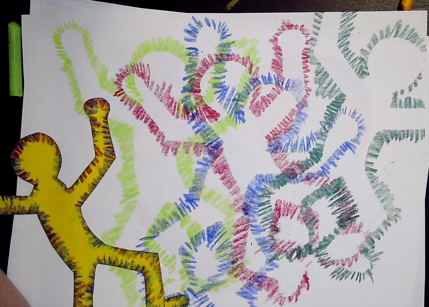 Moving Scribble People