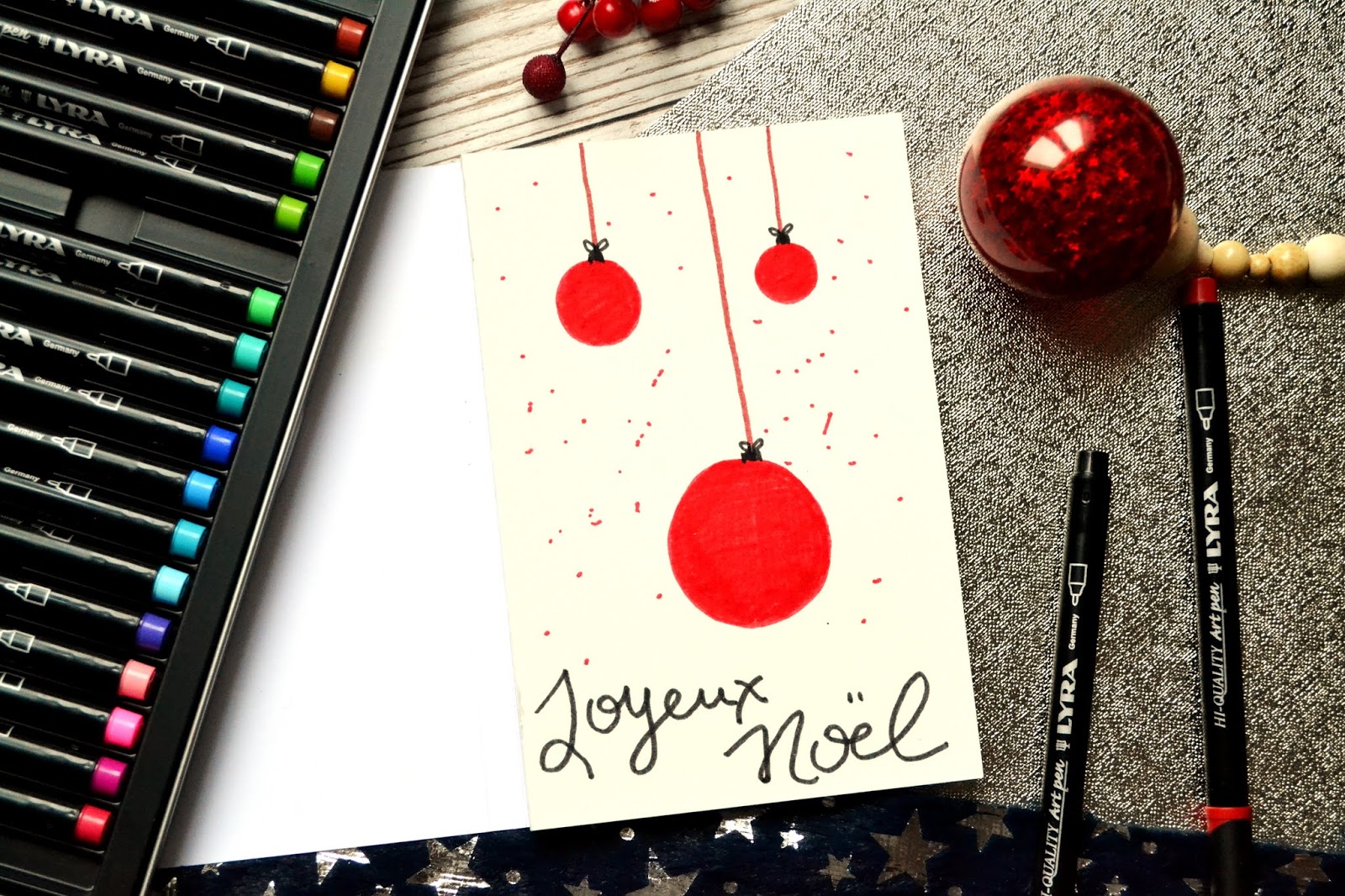 Blog L'univers de Mel: Cartes de Noël : des DIY simples et rapides