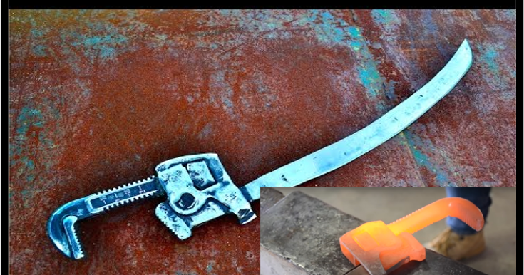 How to Forge a Post-Apocalyptic Sword From a Wrench | ind-eng-design
