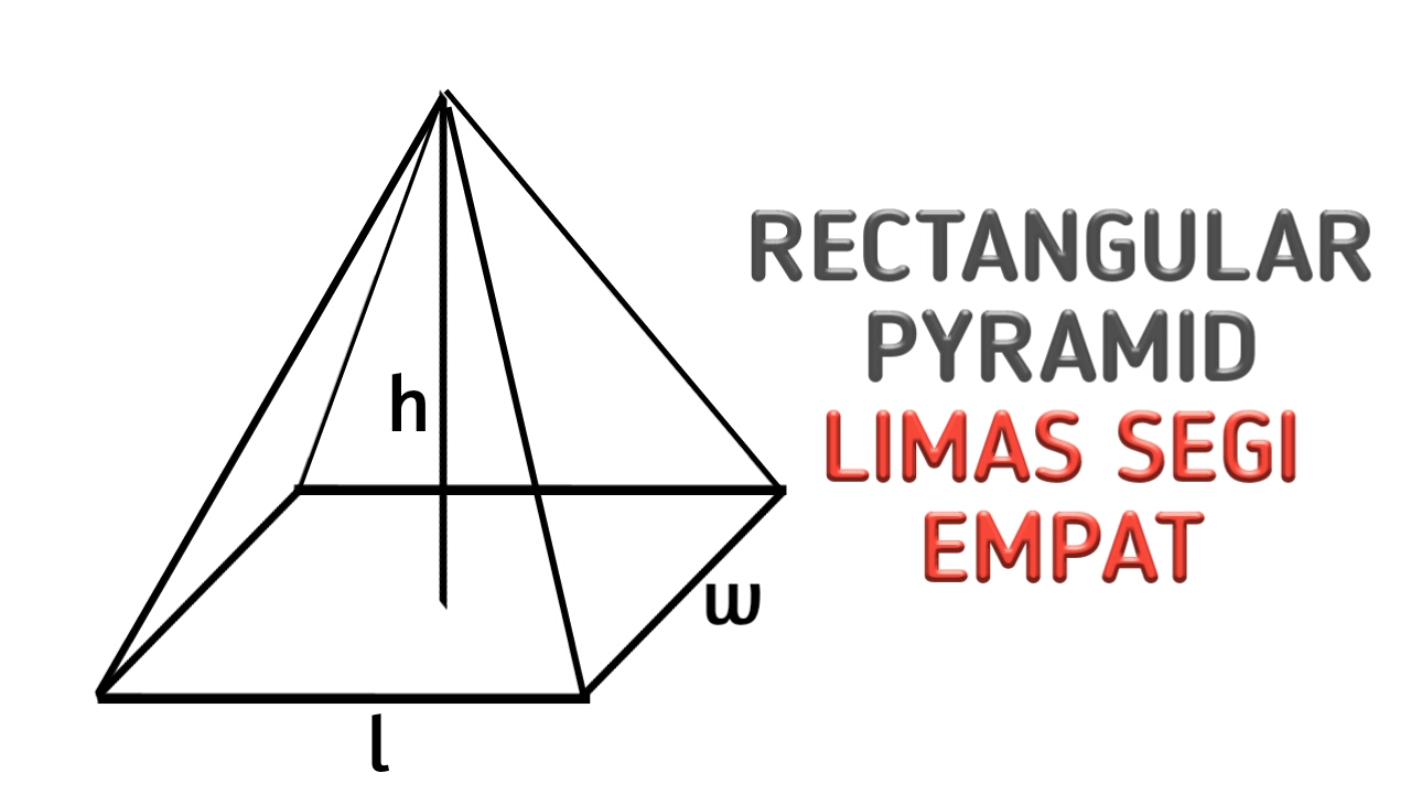 VOLUME AND SURFACE AREA OF RECTANGULAR PYRAMID / VOLUME DAN LUAS ...