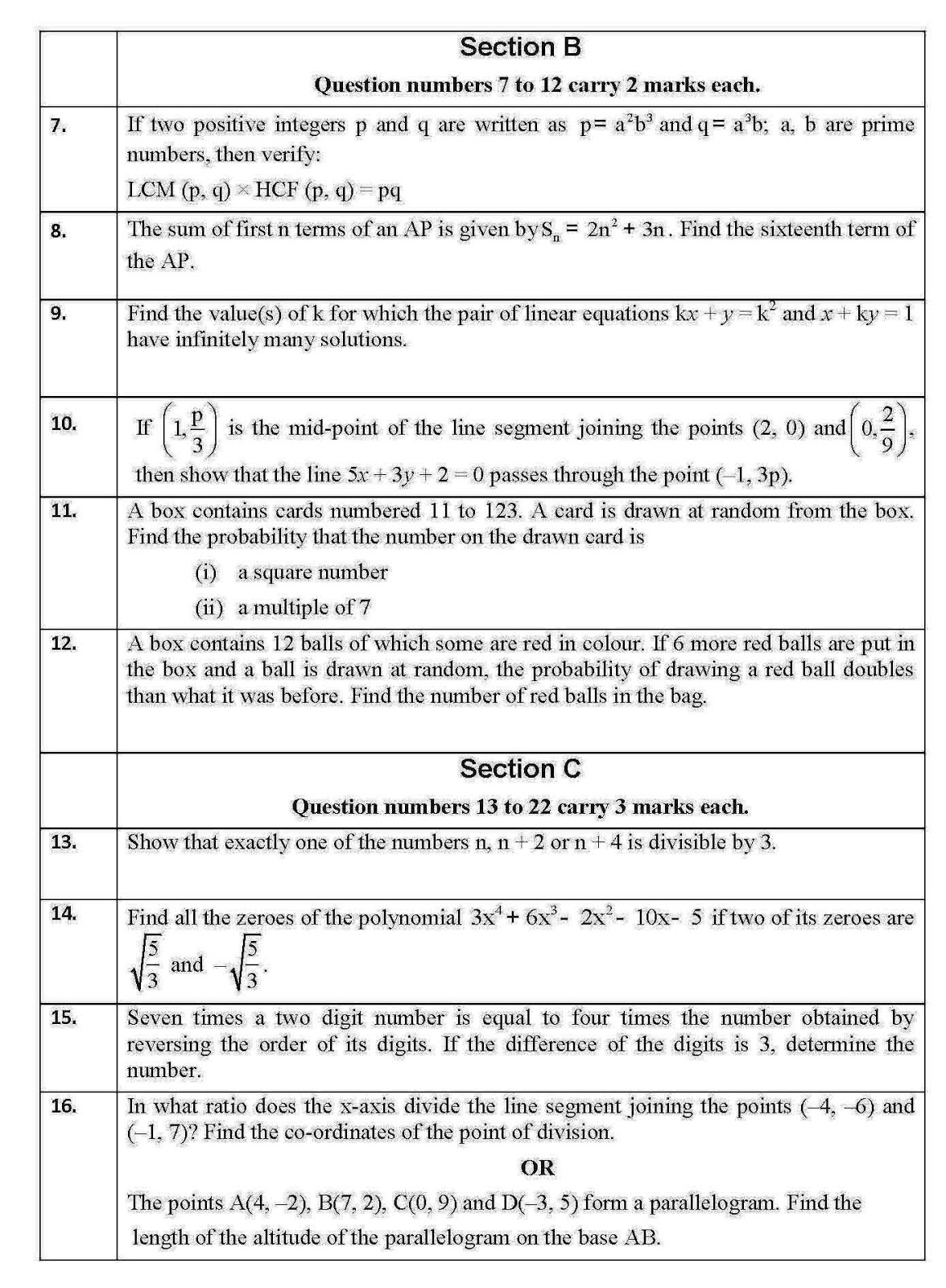 Class X Mathematics SAMPLE PAPER CBSE 2017 2018 class-x-mathematics-sample-paper-cbse-2017-2018