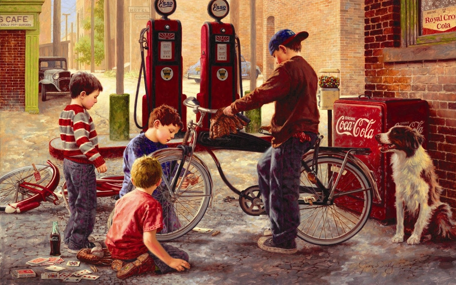 Jim Daley, 1951 | Genre painter | Masterpiece | Tutt'Art@